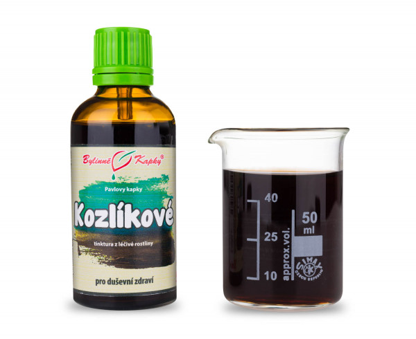 Kozlík - kozlíkové bylinné kapky (kozlíková tinktura) 50 ml | FAJN Byliny